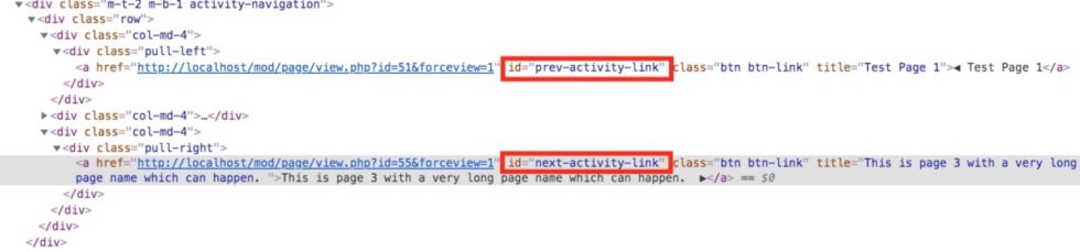 How to stop Moodle navigation overlapping long page names - Ricoshae